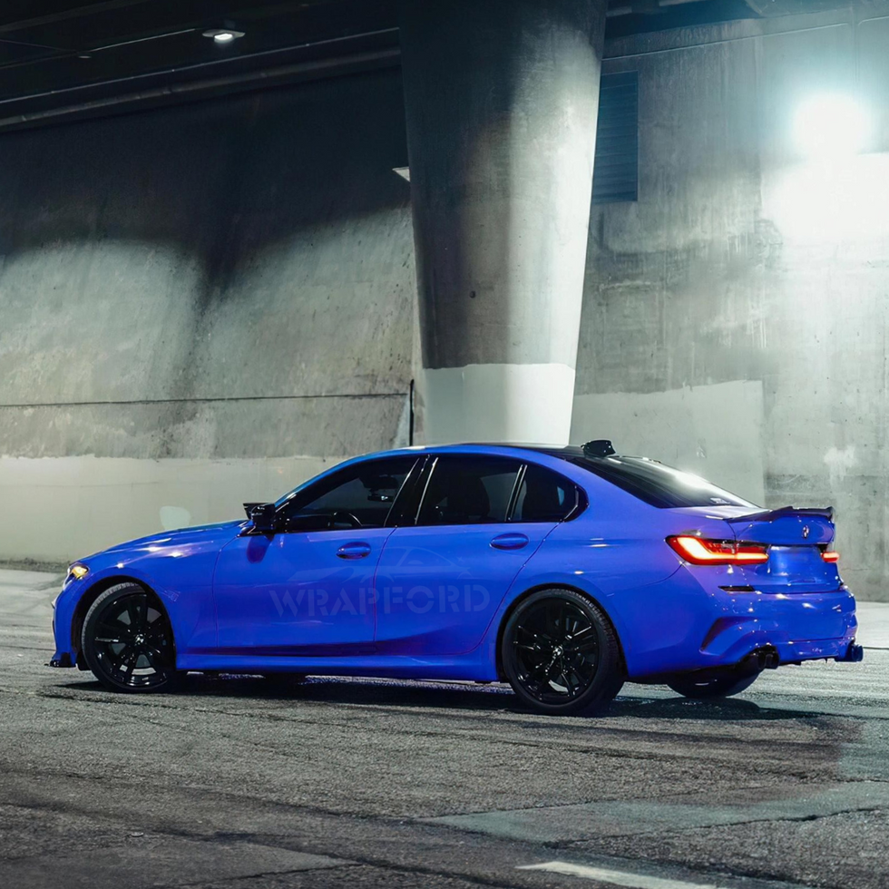 High Gloss Vinyl Car Wrap | Lamborghini Blue – WRAPFORD
