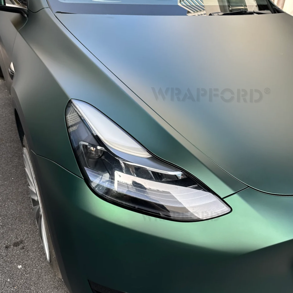 Matte Venom Green | Coloured PPF – WRAPFORD
