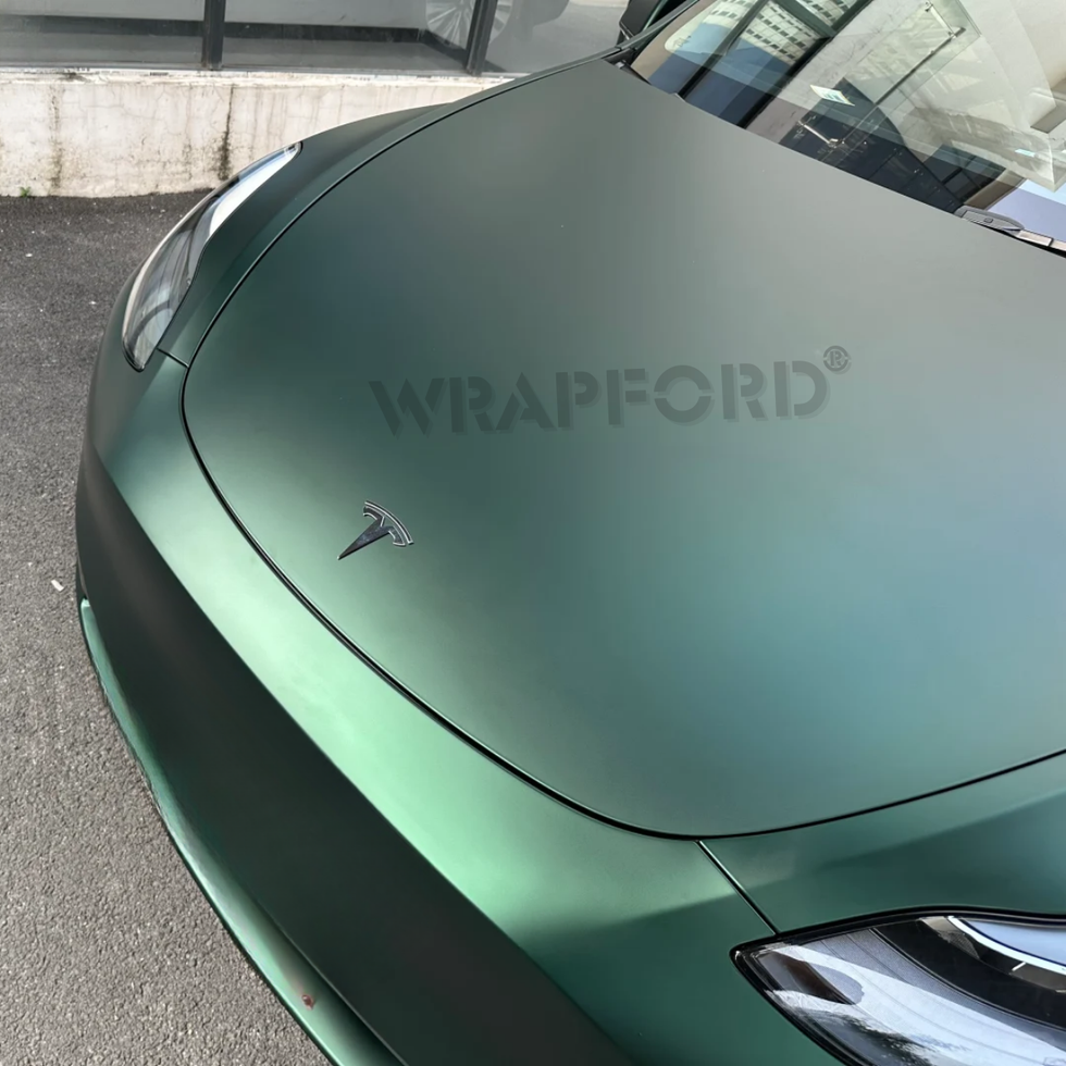 Matte Venom Green | Coloured PPF – WRAPFORD